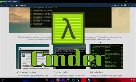 Cómo Descargar E Instalar Cmder Linux Terminal Emulator Para Windows 2022 Console Emulator