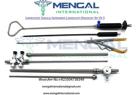 Laparoscopic Surgical Instruments Laparoscopy Endoscopy Set Of 5 Mengal International