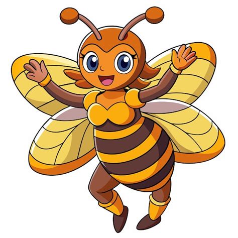 Premium Vector Africanized Bee Dancing Vector Kawaii