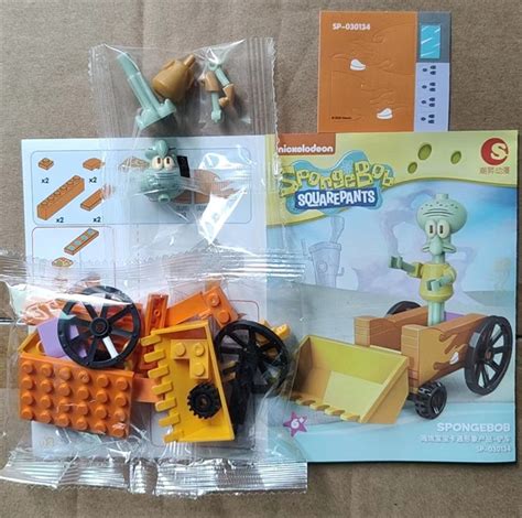 Spongebob Squarepants Nickelodeon Bikini Bottom Explore Building Blocks Toys Collection Patrick
