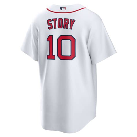 Mens Boston Red Sox Trevor Story Nike White Home Replica Jersey