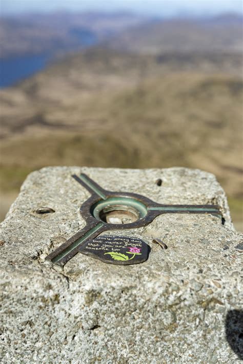 Trig Point At The Summit Of Ben Lomond My First Munro Clim… Flickr