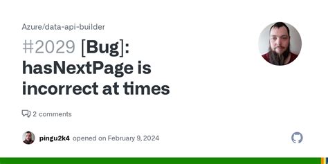Bug Hasnextpage Is Incorrect At Times · Issue 2029 · Azuredata Api