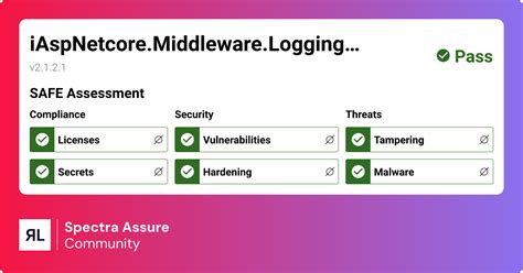 Iaspnetcore Middleware Logging Rollingfile 2 1 2 1 Nuget Reversinglabs Spectra Assure Community