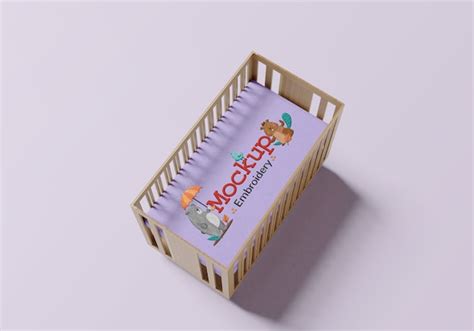 Premium Psd Crib Sheet Mockup Design