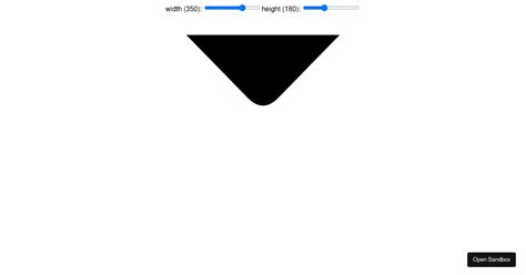 Rounded Tip Svg Triangle Codesandbox