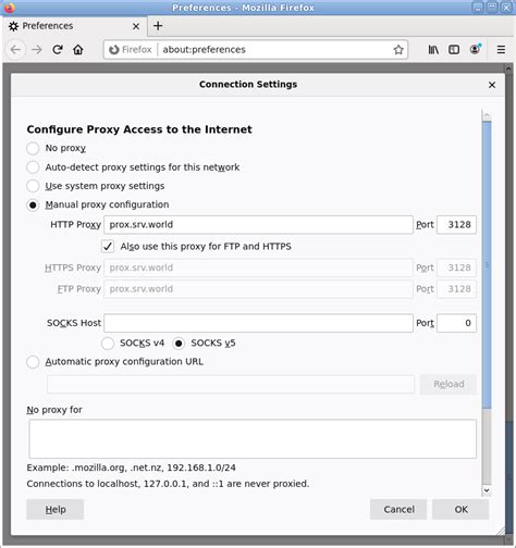 centos stream 8 configure proxy clients server world