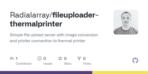 GitHub Radialarray Fileuploader Thermalprinter Simple File Upload