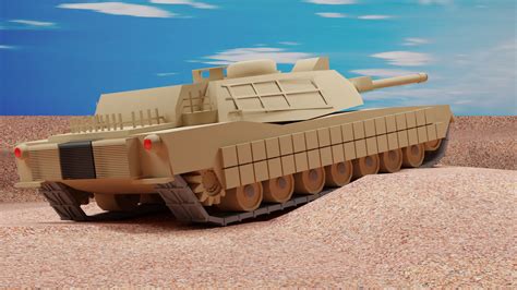 M1 Abrams Back By Blenderguy22 On Deviantart