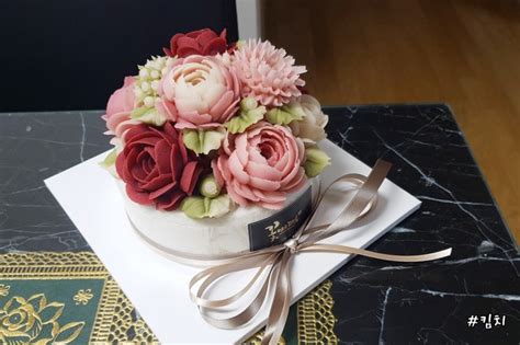 광주 떡케이크 믿고주문하는 앙금플라워 꽃담은떡 네이버 블로그