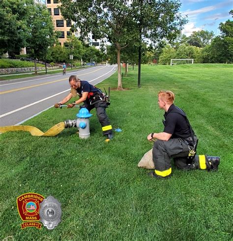 Annual Fire Hose Testing Is In Progress Fire Department City Of