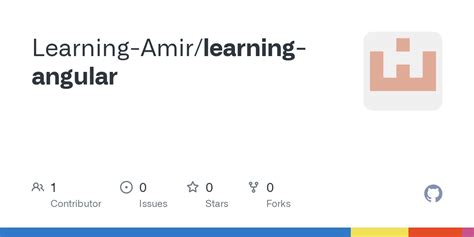 GitHub Learning Amir Learning Angular