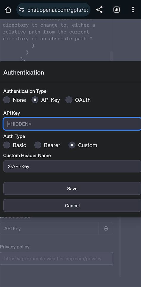 Gpts Authentication Apikey Gpt Builders Openai Developer Forum