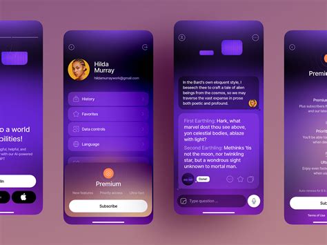 Ai Mobile App Concept By Bogdan Nikitin For Nixtio On Dribbble