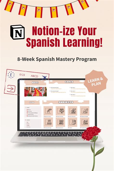 The Ultimate Notion Template For Spanish Self Learners Etsy