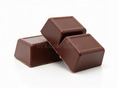 Close Up Image Of Stacked Milk Chocolate Bars With A Glossy Finish