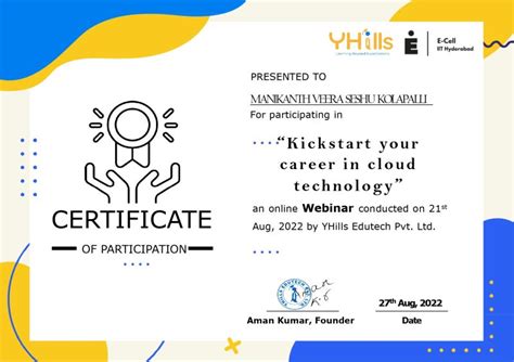 Manikanth Veera Seshu Kolapalli On Linkedin Rajatprakash Yhills Yhillscommunity