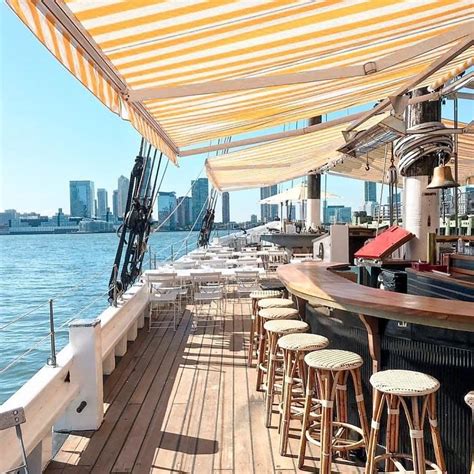 Booze On A Boat The Best Floating Bars In Nyc Wooden Boat Bar Design