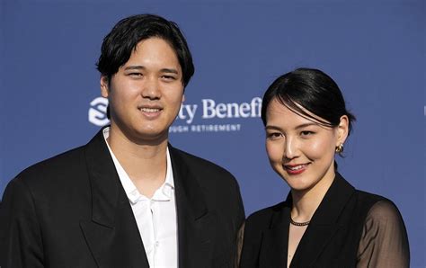 Shohei Ohtani Makes Rare Public Appearance With Wife At Dodgers