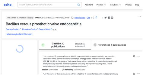 Bacillus Cereus Prosthetic Valve Endocarditis