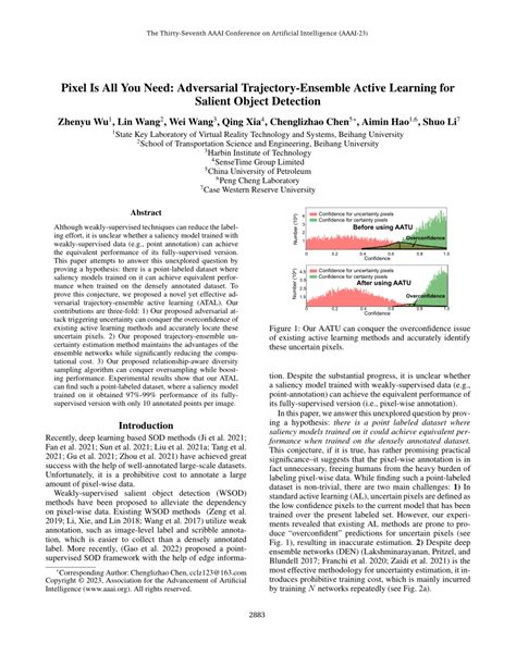 Pdf Pixel Is All You Need Adversarial Trajectory Ensemble Active Learning For Salient Object