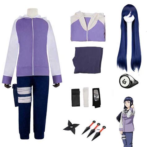 Girls Women Hyuga Hinata Cosplay Japanese Uchiha Warrior Coat Pants