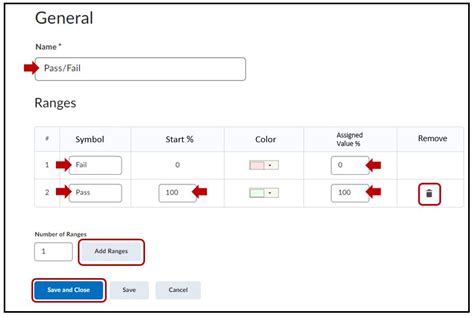 Grades How To A Create Pass Fail Grading Scheme Bcit Tech Help