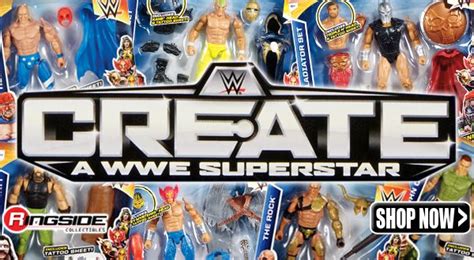 Mattel Wwe Create A Superstar Inch Figures New In Stock Wrestlingfigs