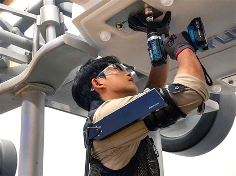 Hyundai Motor And Kia Unveil X Ble Shoulder Industrial Wearable Robot News