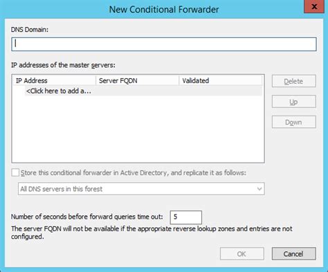 Create Conditional Forwarder DNS On Windows Server 2012 R2 Codeinsane
