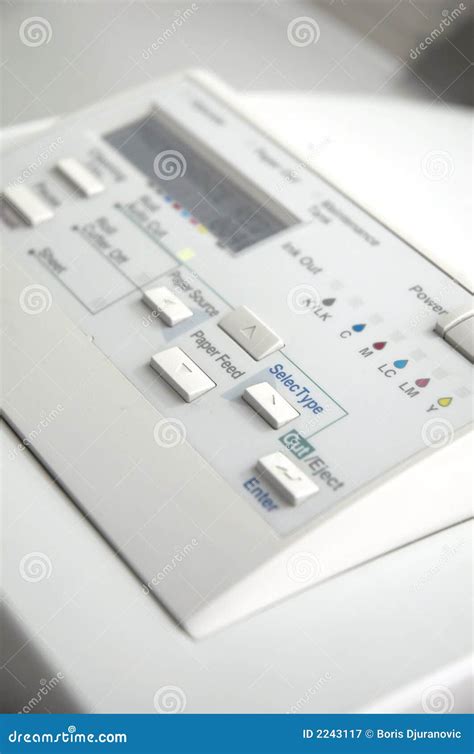 Plotter Command Table Stock Image Image Of Indicator 2243117