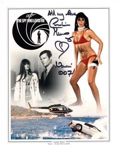At Auction 007 James Bond Movie The Spy Who Loved Me 8x10 Photo Signed
