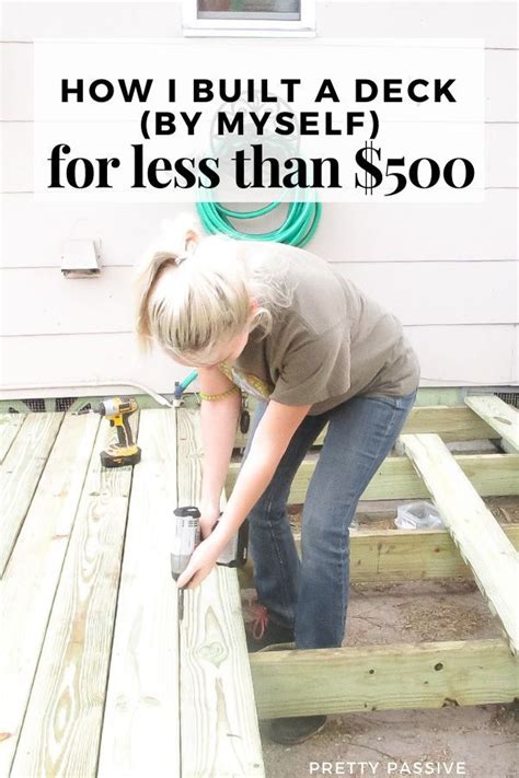 How I Built My Diy Floating Deck For Less Than Artofit