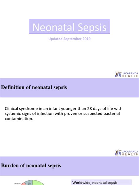 Neonatal Sepsis Powerpoint Pdf Preterm Birth Sepsis