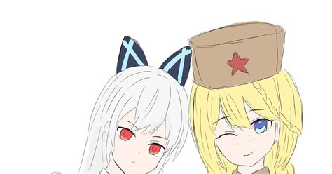 ドールズフロントライン Tokarev And Ppsh お侍 ＠日曜日 東ワ08bのイラスト Pixiv
