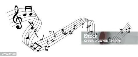 직원 고음 음자리표 벡터 악보 음악 음표 멜로디 음악 키 표지판 Classical Concert에 대한 스톡 벡터 아트 및 기타 이미지 Classical Concert