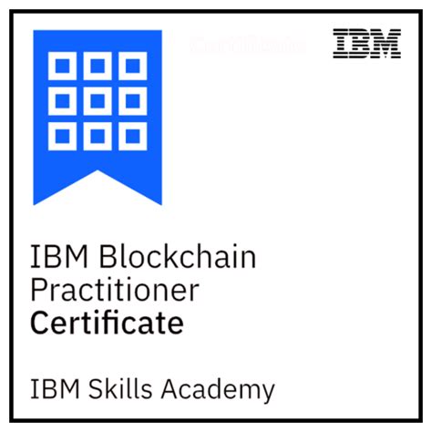 Ibm Blockchain Practitioner Certificate Credly