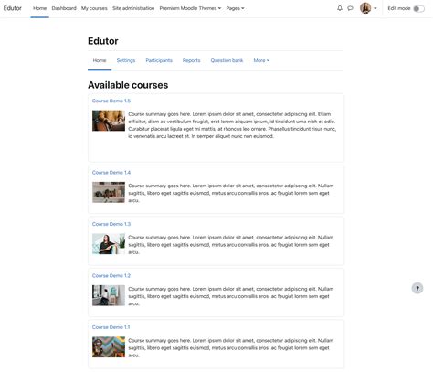 Best Moodle Themes For Your Moodle X Site Free Premium