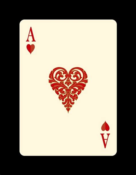Playing Card Tattoos Two Hearts Design