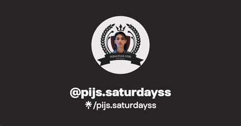 Pijssaturdayss Twitter Instagram Linktree
