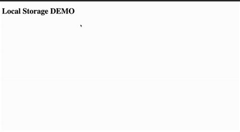 How To Use LocalStorage In JavaScript