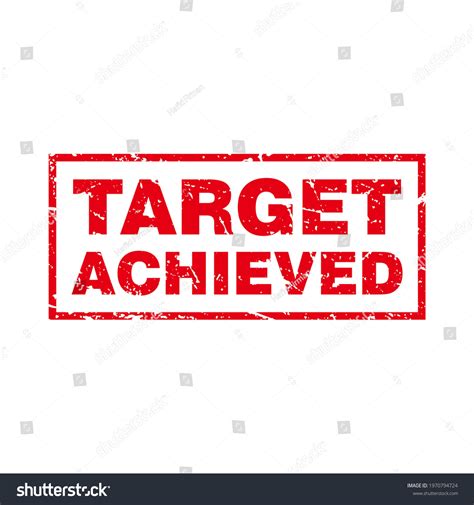abstract red grungy target achieved rubber vector de stock libre de