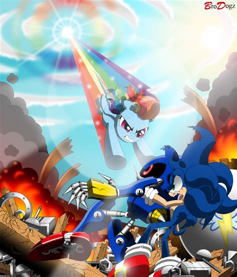 Sonic And Rainbow Dash Vs Metal Sonic Know Your Meme
