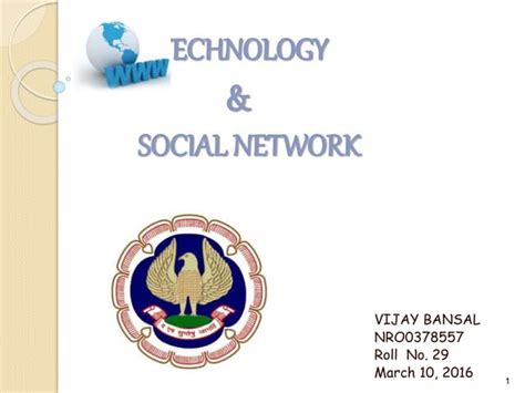 Web Technology And Soical Networking Ppt