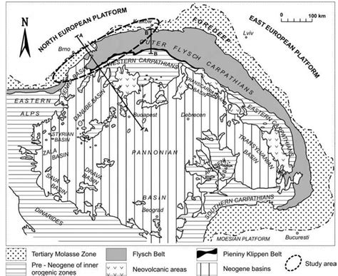 Tectonic Sketch Map Of The Carpathian Area Modified From