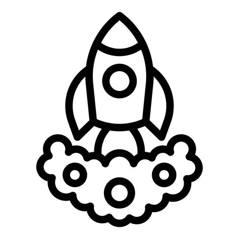 Rocket Startup Icon Outline Vector Creative Target Vector Art At Vecteezy