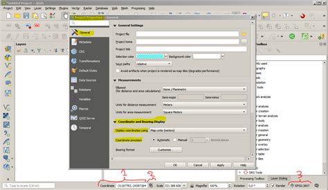 Wgs Can Qgis Display Coordinates In A Chosen Format As I Move The