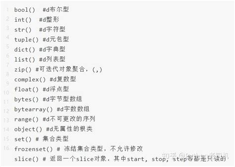 Python 个内置函数分 类总结这样记更方便 知乎 Python 个内置函数分 类总结这样记更方便 知乎