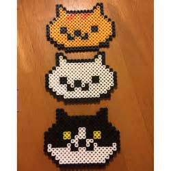 Fred Snowball And Gabriel Neko Atsume Perler Beads By Eulrich44 In
