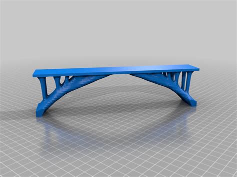 Topology Optimized Bridge Par Qased Téléchargez Gratuitement Un Modèle Stl